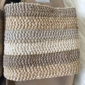 Judith | Shoes | Judith Shades Of Beige Fabric Wedge Slidessize 8m ...